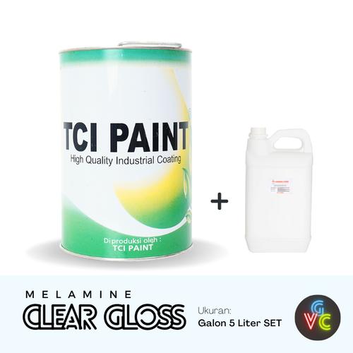 Jual TCI Paint Melamine Clear Gloss 5 Liter SET - cat melamin / melamik ...