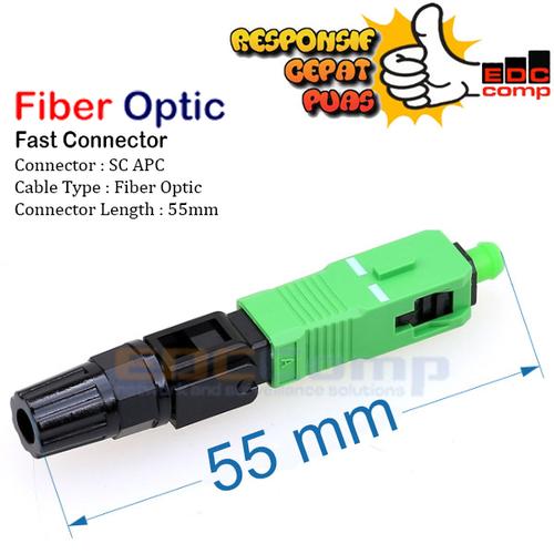 Jual Fiber Optic SC APC Fast Connector | FTTH Fast konektor SC APC ...