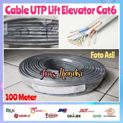 Jual Cable UTP Cat6 RJ45 Lift Elevator 200 MTR / Cable LAN UTP Lift Cat ...