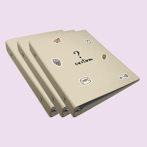 Jual Binder Custom Binder B5 A5 A6 A7 Ring 6 20 26 Binder Hardcover ...