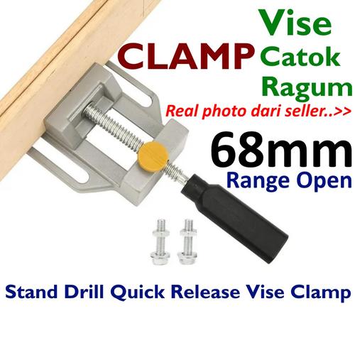 Jual Ragum Catok Vise Clamp 68mm / Klem Meja Catok Kayu Table Vise ...
