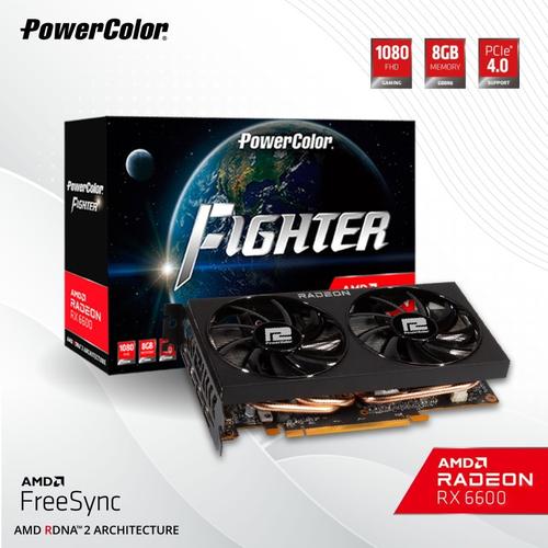 Promo PowerColor Fighter AMD Radeon RX 6600 8GB GDDR6 Cicil 0% 3x ...