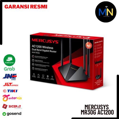 Jual MERCUSYS MR30G AC1200 Wireless Router Dual Band Gigabit - Jakarta ...