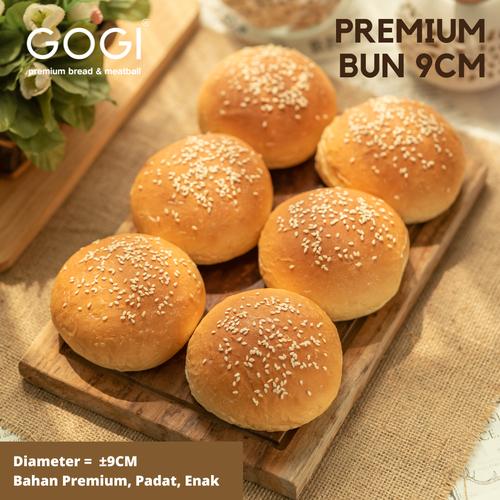 Jual Roti Burger Bun Burger Roti Bun PREMIUM Isi 6 Pcs - Tanpa Glaze ...