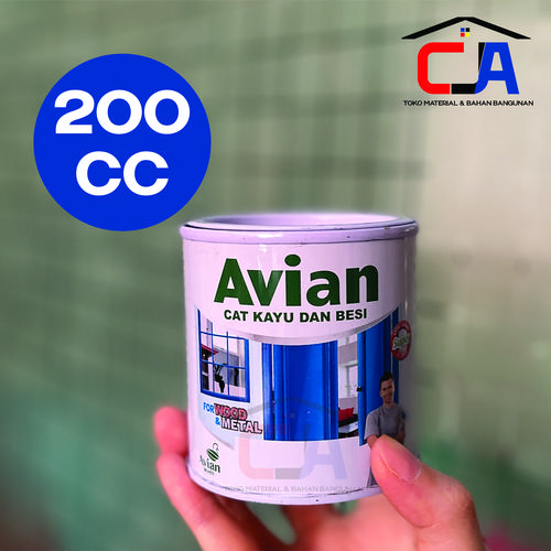 Jual Cat Besi Avian Cat Minyak High Gloss Enamel 200CC - SW Super White ...