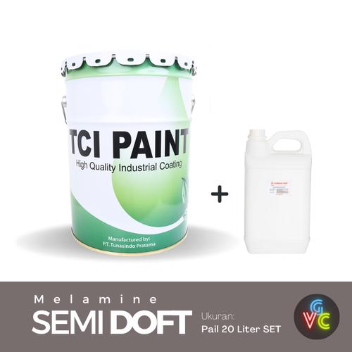 Jual TCI Paint Melamine Semi Doft 20 Liter SET - cat melamin / melamik ...