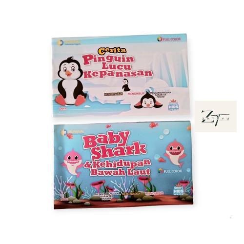Jual BUKU CERITA ANAK 1 PAKET 2 BUKU PINGUIN & BABY SHARK (ORIGINAL ...