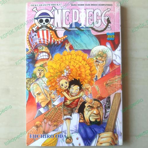 Jual One Piece Vol 80 KOLPRI Komik Manga Luffy Zoro Sanji Jepang - Kota ...