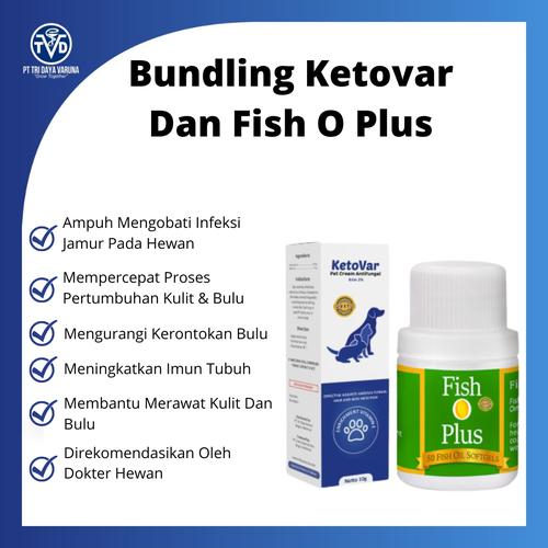 Jual Paket Bundling Salep Jamur Kucing Anjing Ketovar dan Fish O Plus ...