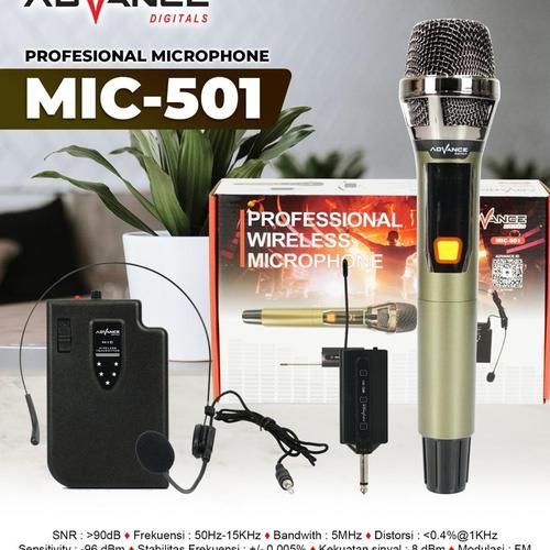 Jual Advance Microphone Profesional Microphone Mic-500 Mic-501 - Mic ...