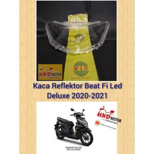 Jual Kaca Mika Reflektor Motor Beat Fi Led Deluxe 2020 2021 Kaca Mika ...