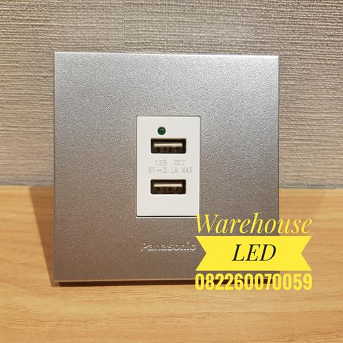 Jual MODUL SAKLAR USB CHARGER CHARGING + FRAME PANASONIC STYLE/OUTLET ...