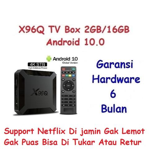 Jual X96Q Android TV Box 2GB/16GB All Winner H313 Android 10.0 - X96Q ...