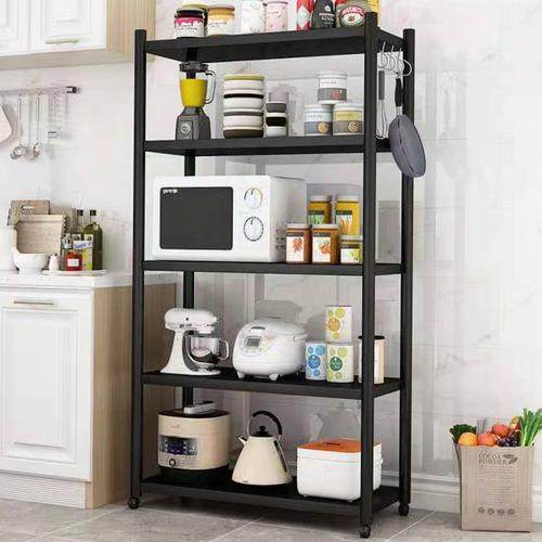 Jual Rak Dapur Besi Stainless Tingkat 5 Susun Lemari Kitchen Set Roda ...