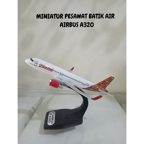 Jual MINIATUR PESAWAT BATIK AIR AIRBUS A320 - Kota Tangerang ...