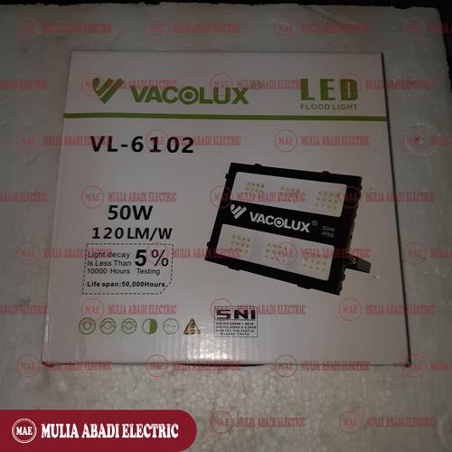 Jual Lampu Sorot LED Flood Light Vacolux 50W VL6102 VL-6102 - Jakarta ...