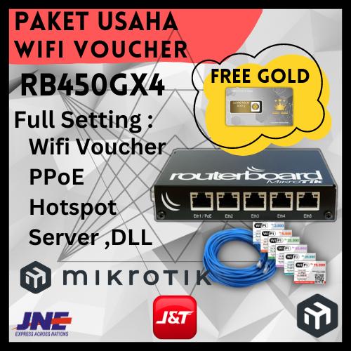 Jual Server Mikrotik Siap Pakai Alat Wifi Voucher Vocher RB450Gx4 ...