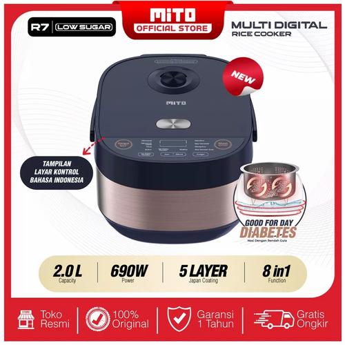 Promo Mitochiba Rice Cooker R7 2 liter Low Carbo Mito Glow Low Sugar R ...