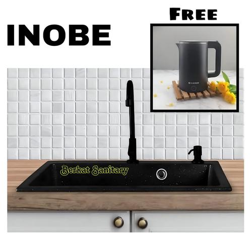 Jual Kitchen sink black INOBE SILGRANITE Luxury - fleksibel - Jakarta ...