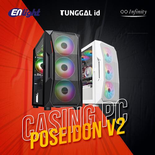 Jual CASING INFINITY Poseidon V2 mATX mini ATX GAMING CASE TEMPERED ...
