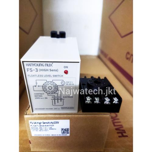 Jual Floatless Level Switch Hanyoung FS-3A/FS-3 + socket 8pin - Jakarta ...