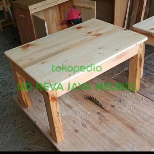 Jual meja lesehan/ meja belajar anak kayu jati Belanda minimalis ...