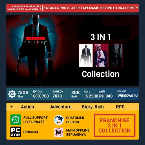 Jual Hitman 1 2 3 PC Steam Deck Game Premium Edition - Collection ...