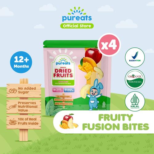 Promo Pureats Bundle Freeze Dried Fruits Apple Mango - Snack Buah ...