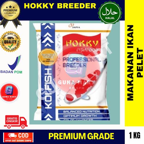 Jual Hokky Pro Fish Food Pellet Japfa 1kg Pakan Pelet Makanan Ikan koi ...