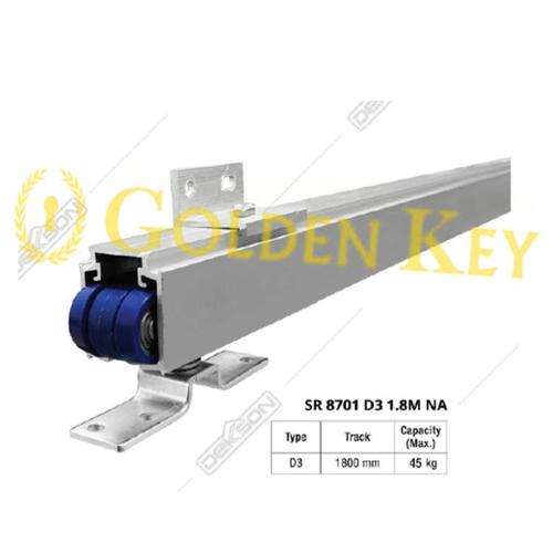 Promo Rel Pintu Dekson SR 8901 D3 Kayu Roda Sliding Aluminium Besi 1.8 ...