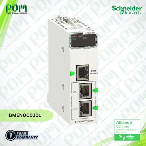 Jual BMENOC0301 SCHNEIDER Ethernet module M580 - 3-port Ethernet ...