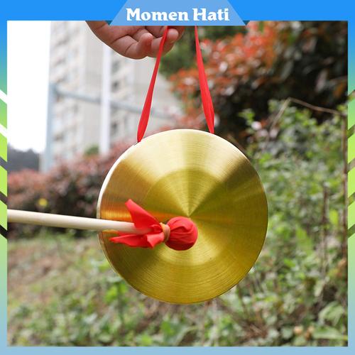 Jual Gong Luo Cina Kuningan Tembaga Dengan Palu Bulat Gong Tangan ...