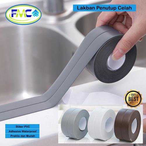Jual Seal Tape Protection Penutup Celah Siku Wall Sticker Lakban PVC ...