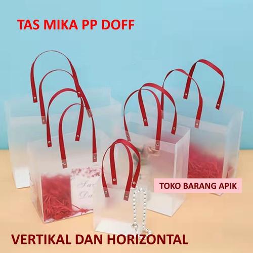 Jual Tas Mika Polos Doff | Goodie Bag | Tas Bingkisan | Tas PP Doff ...
