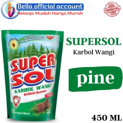 Jual Supersol Karbol Wangi Pine Cairan Pembersih Lantai 450 ml / Refill - Kab. Tangerang - Bella ...