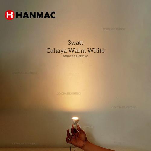 Jual Lampu bohlam halogen led 3w fiting kaki GU10 220V dekorasi - 4watt ...