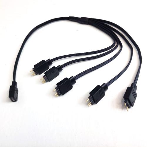 Jual Kabel Splitter ARGB 3 Pin Cabang 2 - 5 Fan PC Led Strip WS2812B ...