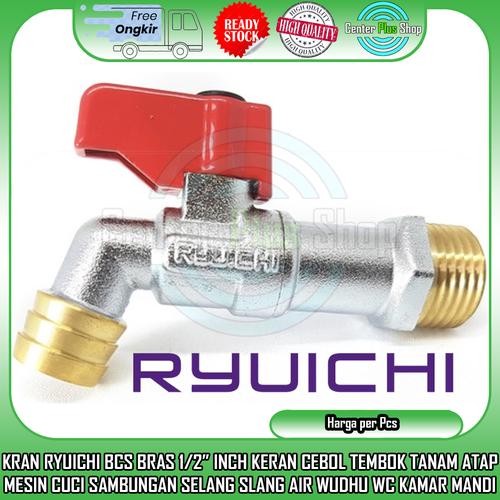 Jual Atap Kran Brass BCS 1/2" Ryuichi Keran Tembok Taman Wc Cebol ...