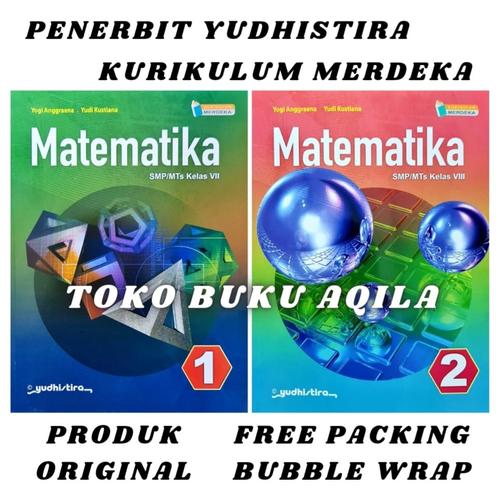Jual Buku Matematika Kelas 7 8 9 SMP Yudhistira Kurikulum Merdeka ...