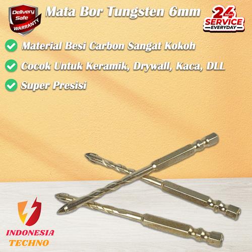 Promo MATA BOR KERAMIK GRANIT MARMER KACA BETON PVC SUPER KUAT BESI 6MM ...