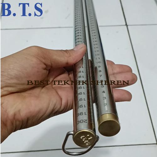 Jual jual deep stick sounding 1 meter stainless steel-tongkat ukur ...