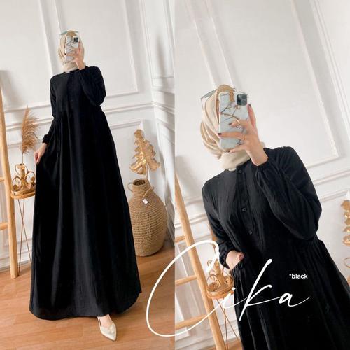 Jual Gamis Cika Airflow Crinkle Dress - Milo - Jakarta Barat - Tokogo ...