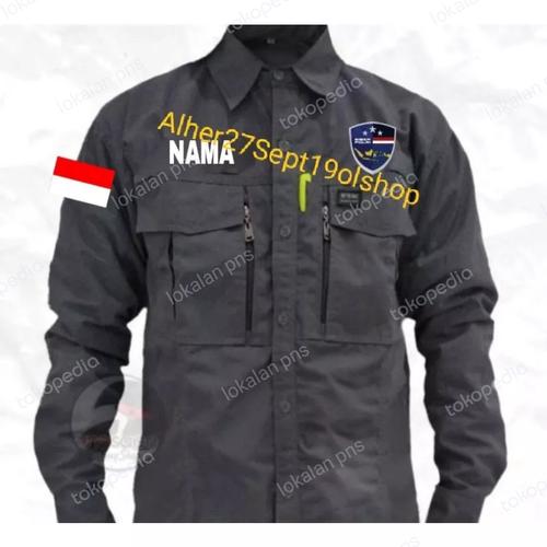 Jual seragam tactikal siber pdh siber kemeja siber baju siber full ...