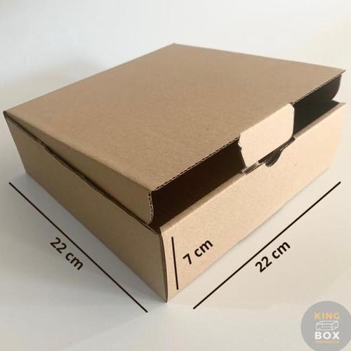 Jual kardus karton packaging box 22 x 22 x 7 cm - die cut - Kab ...
