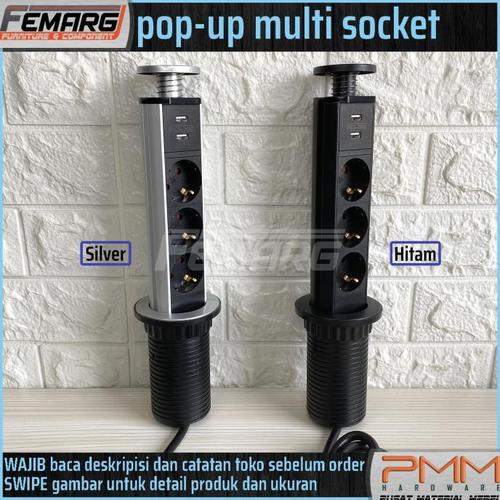 Jual (TERBARU) POP-UP MULTI SOCKET FEMARG | STOP KONTAK MEJA OFFICE ...
