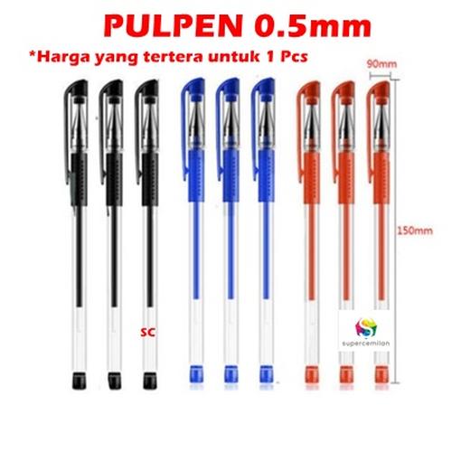 Jual Ballpoint Pulpen Tinta 0.5 mm | Pena Tulis Aneka Warna - Pulpen ...