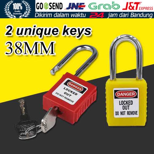 Jual Gembok Safety Loto Padlock ABS Tahan Panas Lock Out Tag Out ...