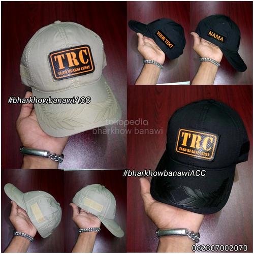 Jual TOPI TRC TACTICAL VELCRO - Hitam, YA tulis d cttn - Jakarta Pusat ...