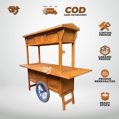 Jual Gerobak/ Rombong Angkringan / Roda Angkringan Komplit Terbaru ...