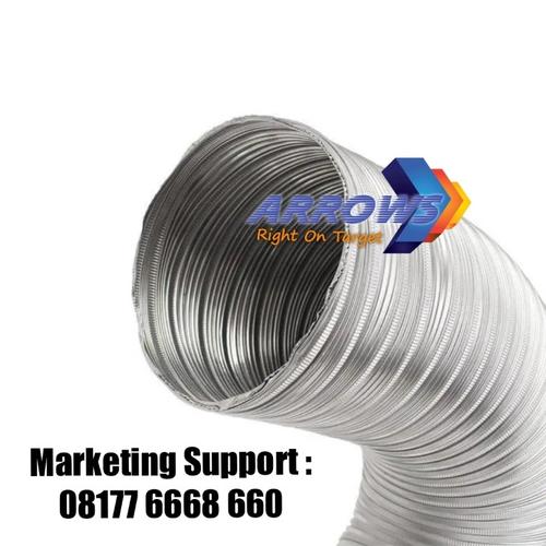 Jual Alumunium Selang 12 inch 3mtr Flexible Ducting Semi Rigid 12 inch ...